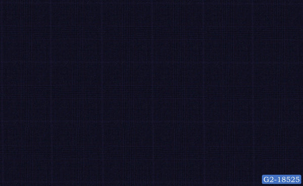 Prussian Blue Prince of Wales Check Vest - Nasir Suits